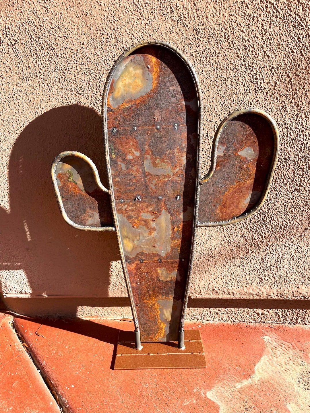 Steel Rebar Saguaro Cactus Yard Art - Etsy