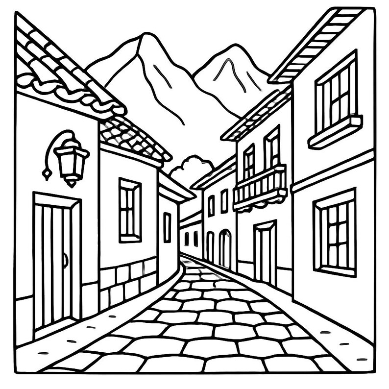 Peru Coloring Book: 27 Pages of Peruvian Culture & Landmarks - Etsy