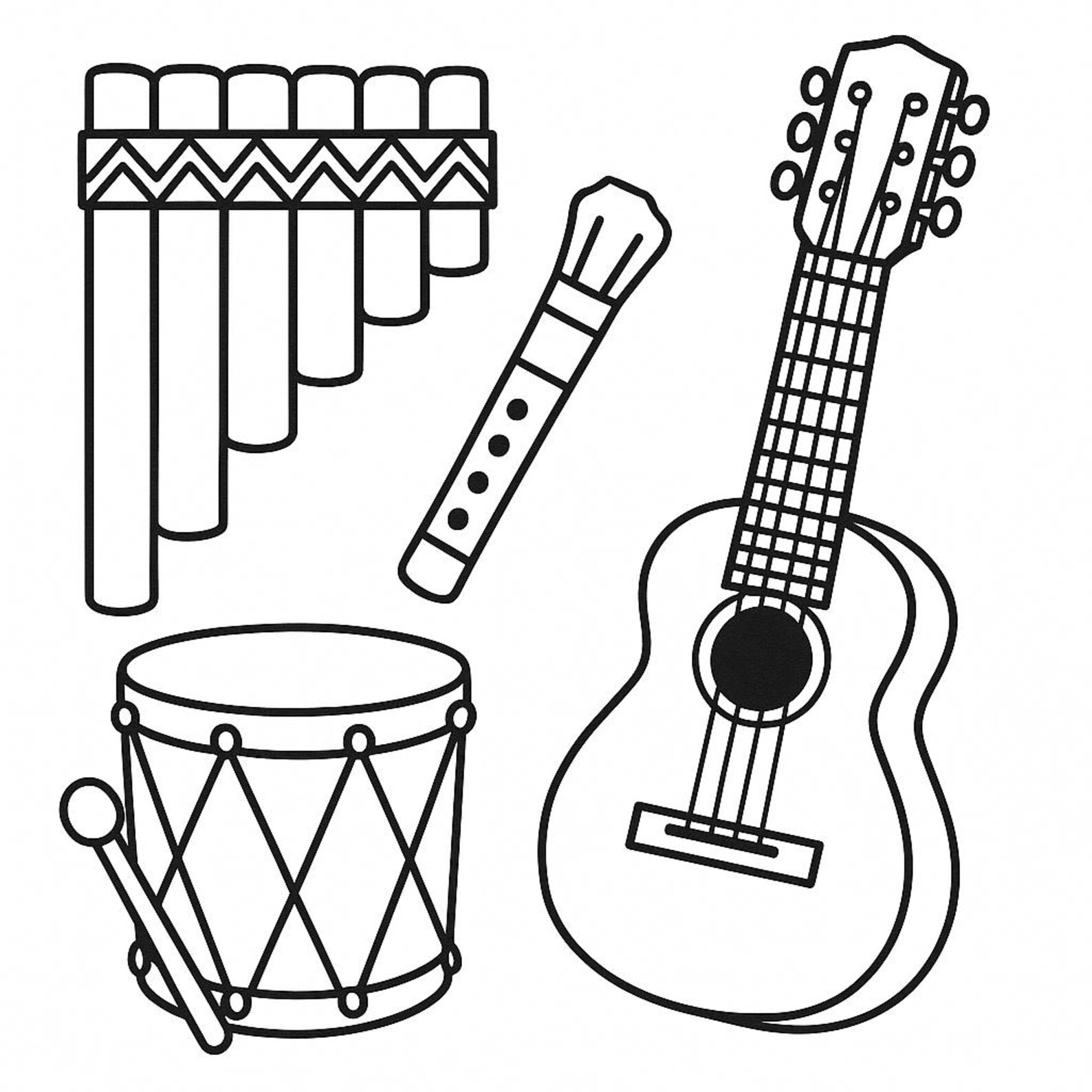 Peru Coloring Book: 27 Pages of Peruvian Culture & Landmarks - Etsy