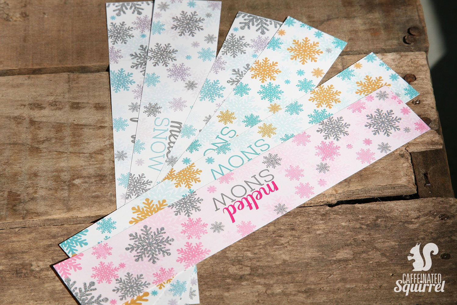 Melted Snow Water Bottle Labels Adorable Favors For Birthday | Etsy