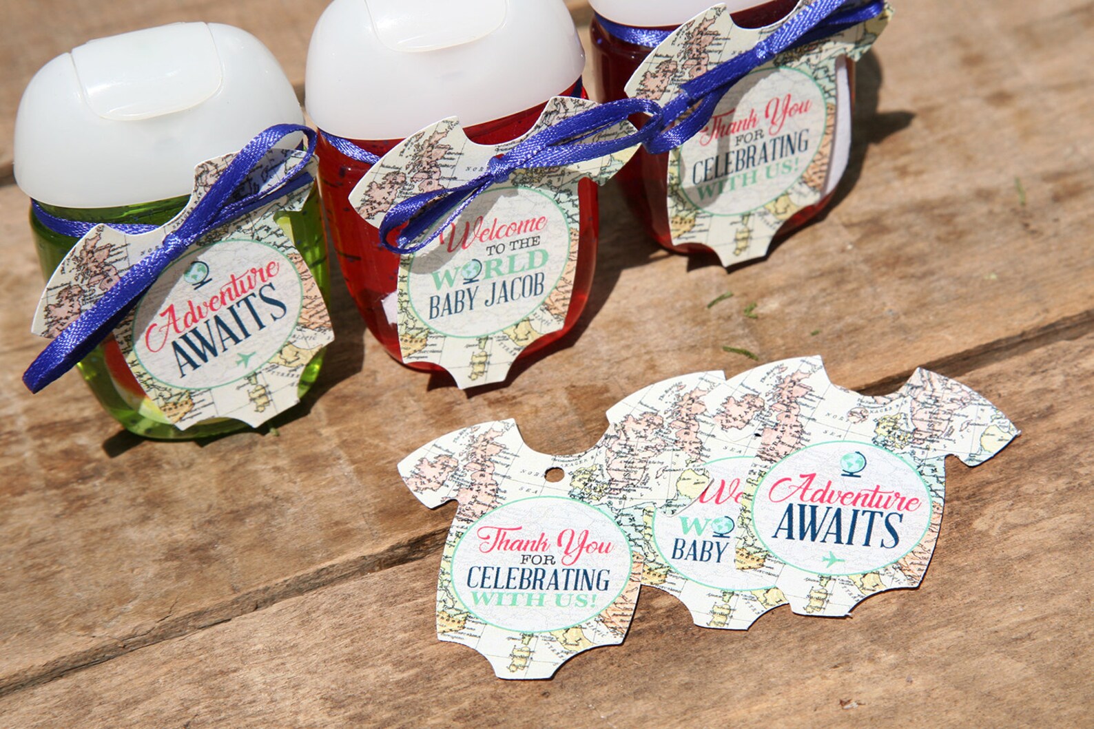 Welcome to the World Baby Suit Shaped Tags Baby Showers | Etsy