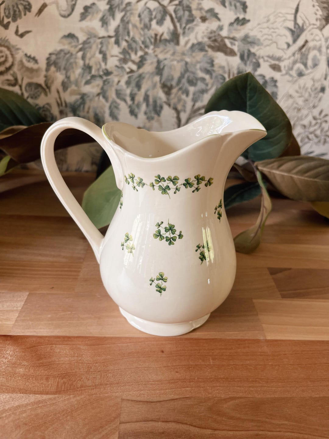 Vintage Hammersley Ireland Shamrock Bone China Pitcher / Creamer ...