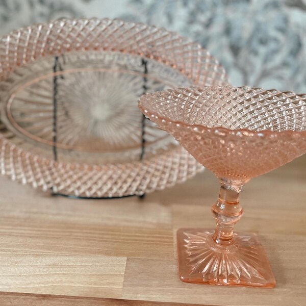 Pink Miss America Glassware - Etsy
