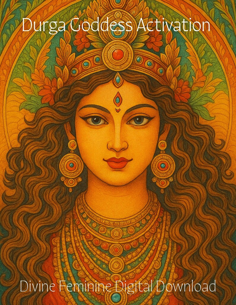 Durga Goddess Activation | Divine Feminine Digital Download - Etsy