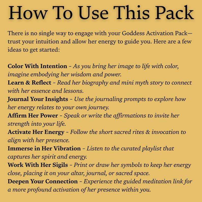 Lilith Goddess Activation | Divine Feminine Digital Download - Etsy