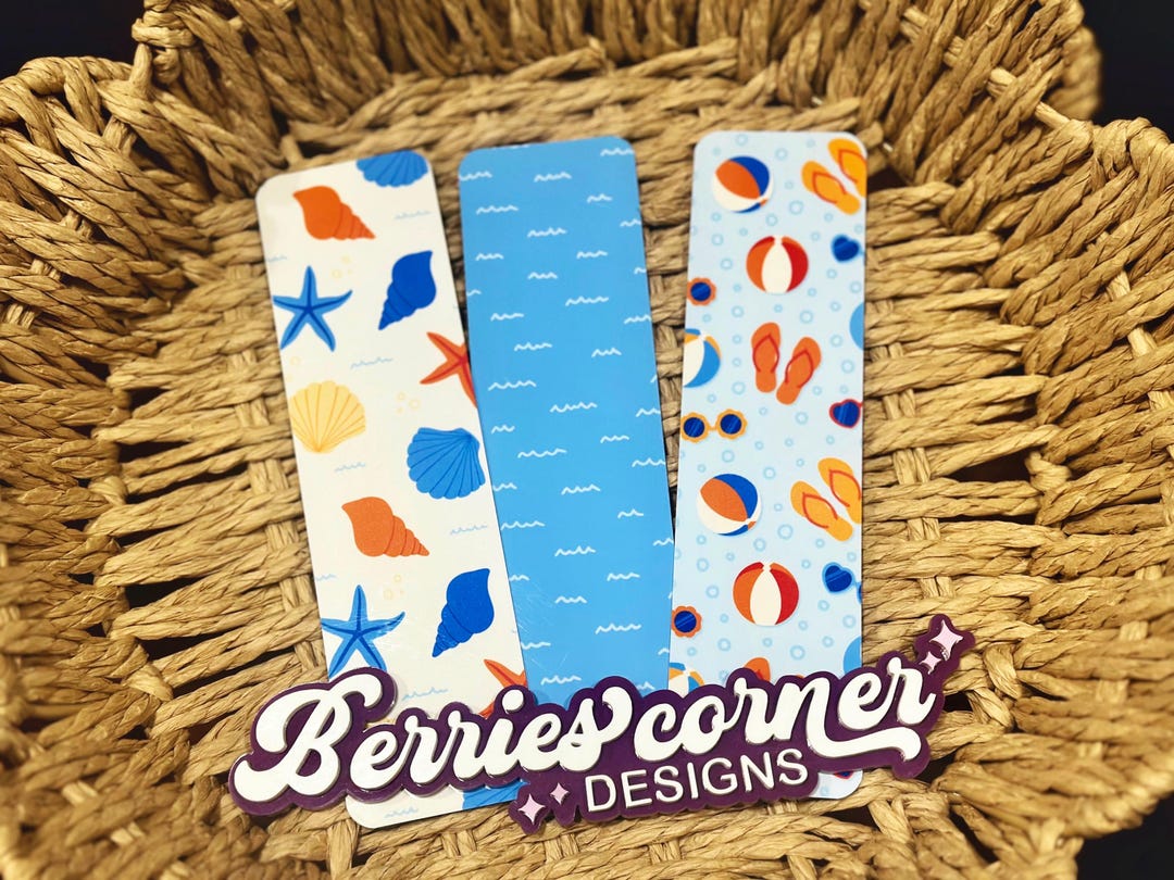 Summer Bookmarks, Cute Summer Bookmarks, Beach Reads, Bookish Gifts ...