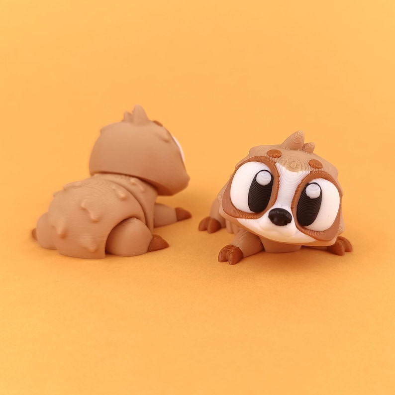 3D Printed Articulating Sloth Fidget Toy | Cute Animal Desk Buddy ...