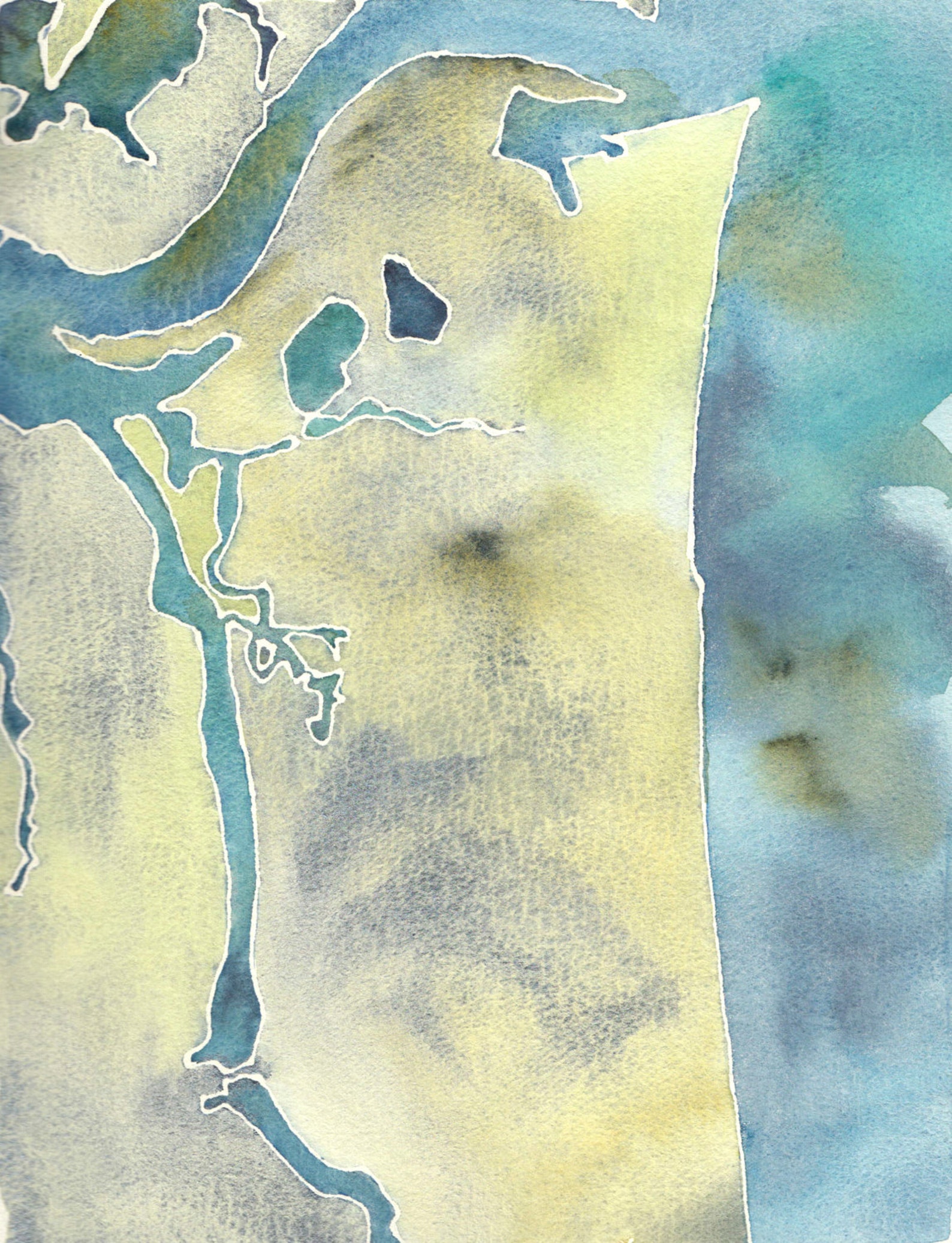 CUSTOM Destination Plus Digital Map: Original Painting Plus Digital PDF ...