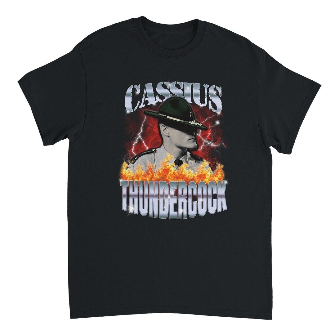 Officer Sergeant Cassius Thundercock Funny Meme Shirt - Etsy