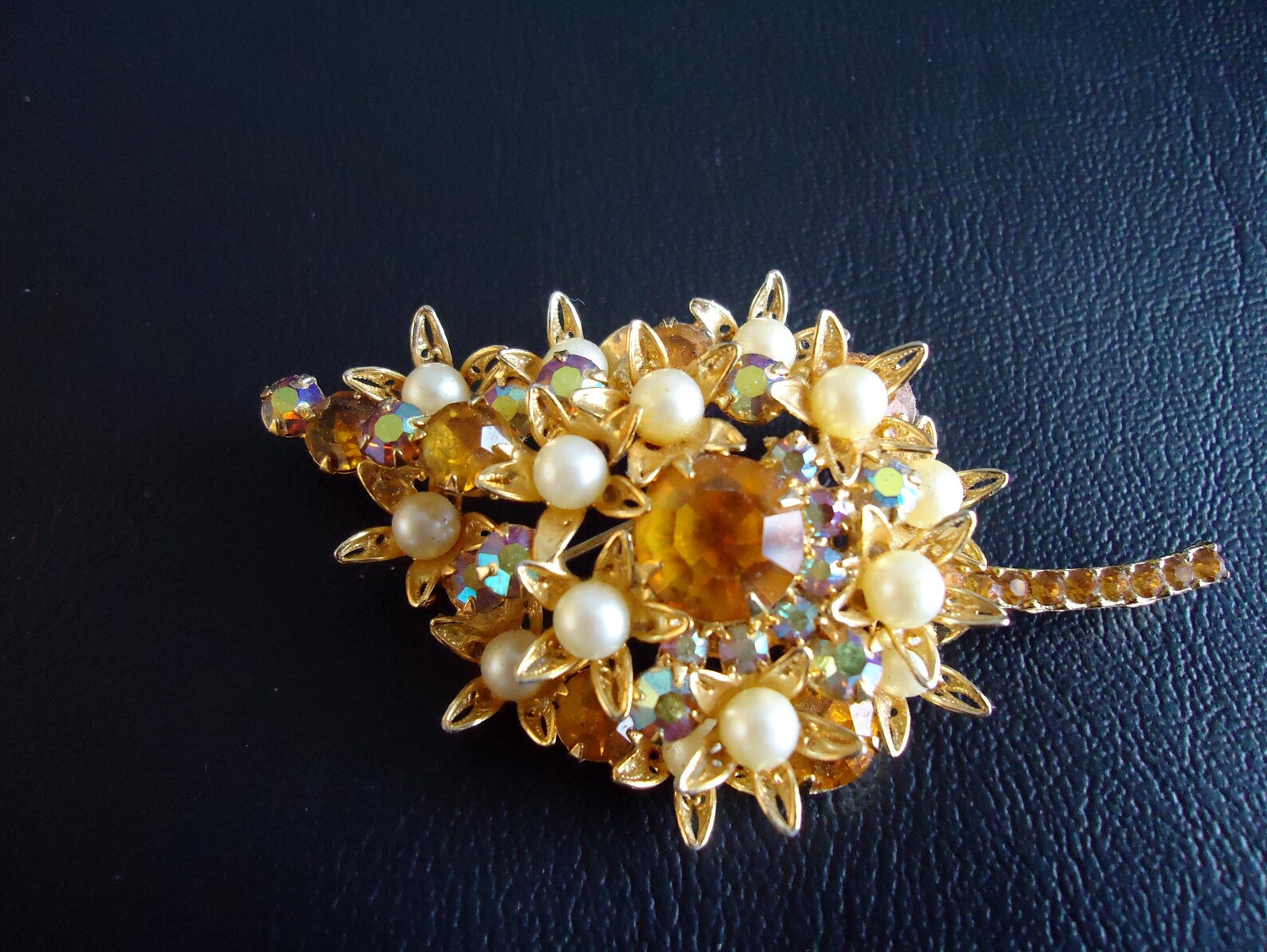 Delizza and Elster A/k/a Juliana Pearl, Citrine Chaton and Flower ...