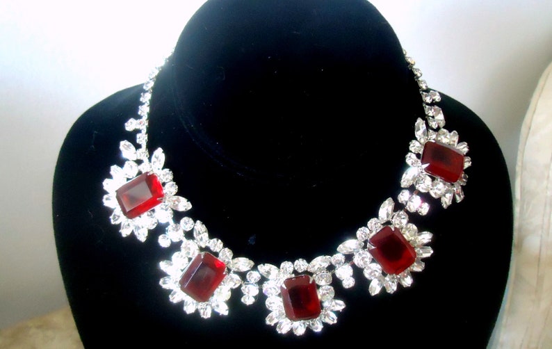 Delizza and Elster A/k/a Juliana Flawed Ruby Rubinite Necklace Bracelet ...