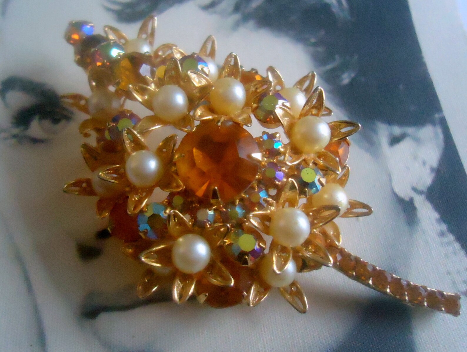 Delizza and Elster A/k/a Juliana Pearl, Citrine Chaton and Flower ...