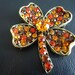 Delizza and Elster A/k/a Juliana Four Leaf Clover Flower Figural Brooch ...