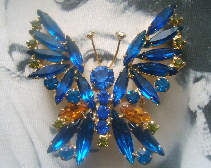 Delizza and Elster A/k/a Juliana Siam Sapphire Blue Butterfly - Etsy
