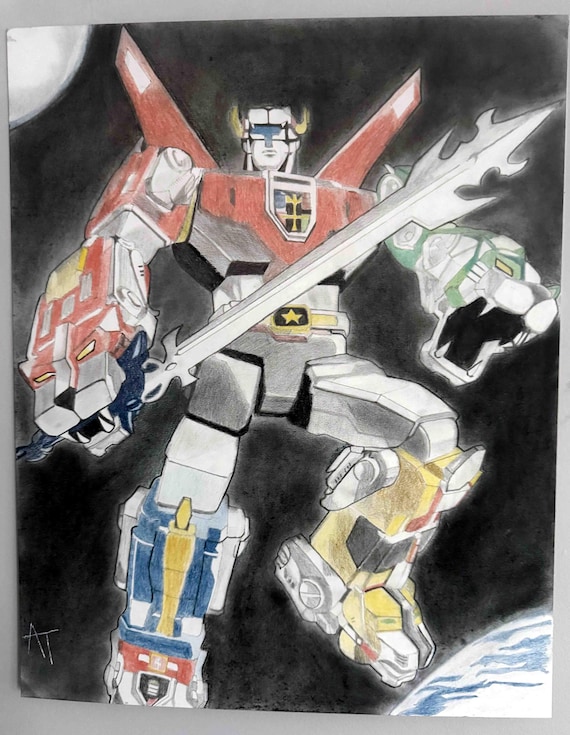 Voltron Drawing