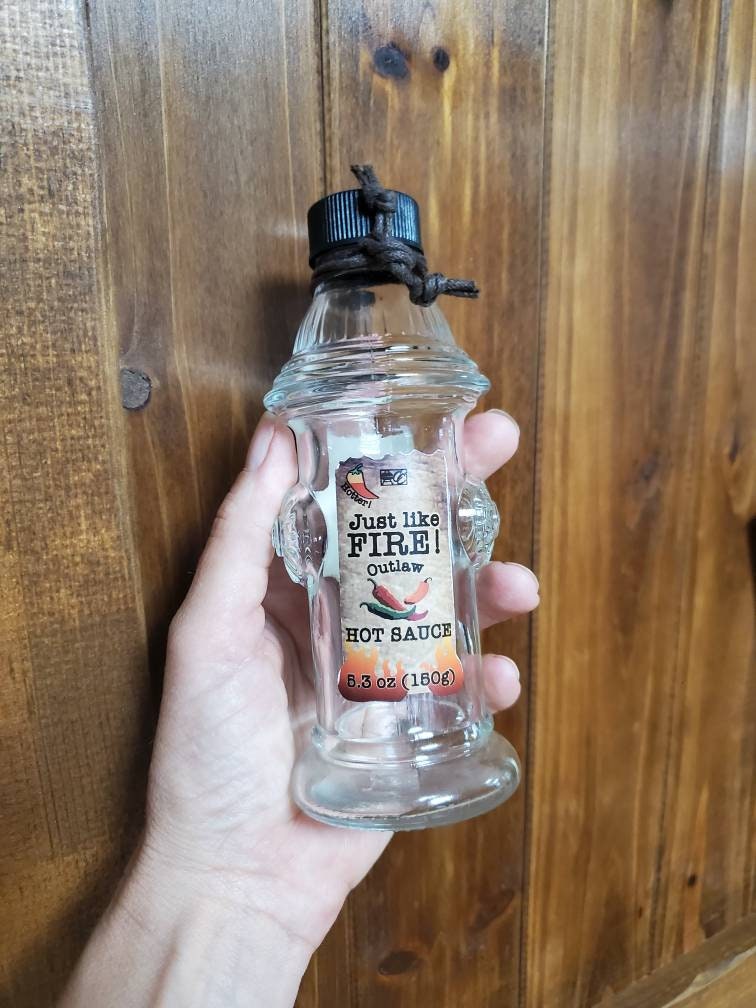 Small Glass Fire Hydrant Bottle 6 Inches Tall - Etsy