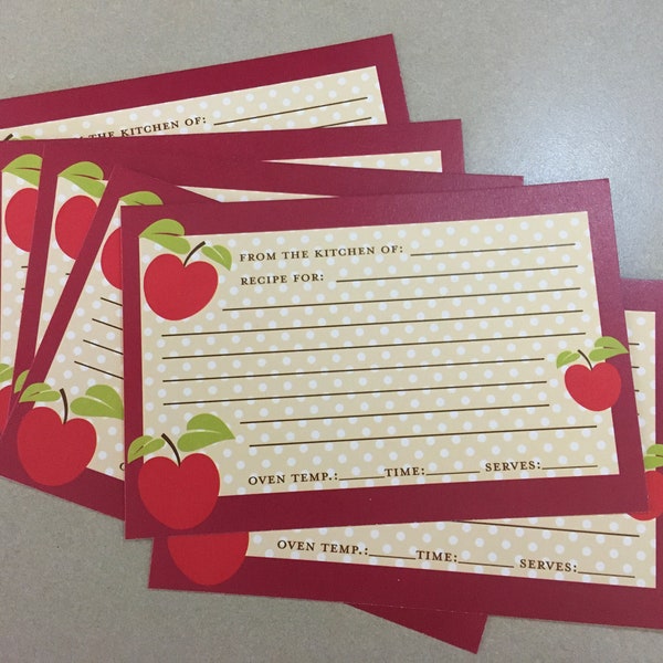 Apple Recipes - Etsy