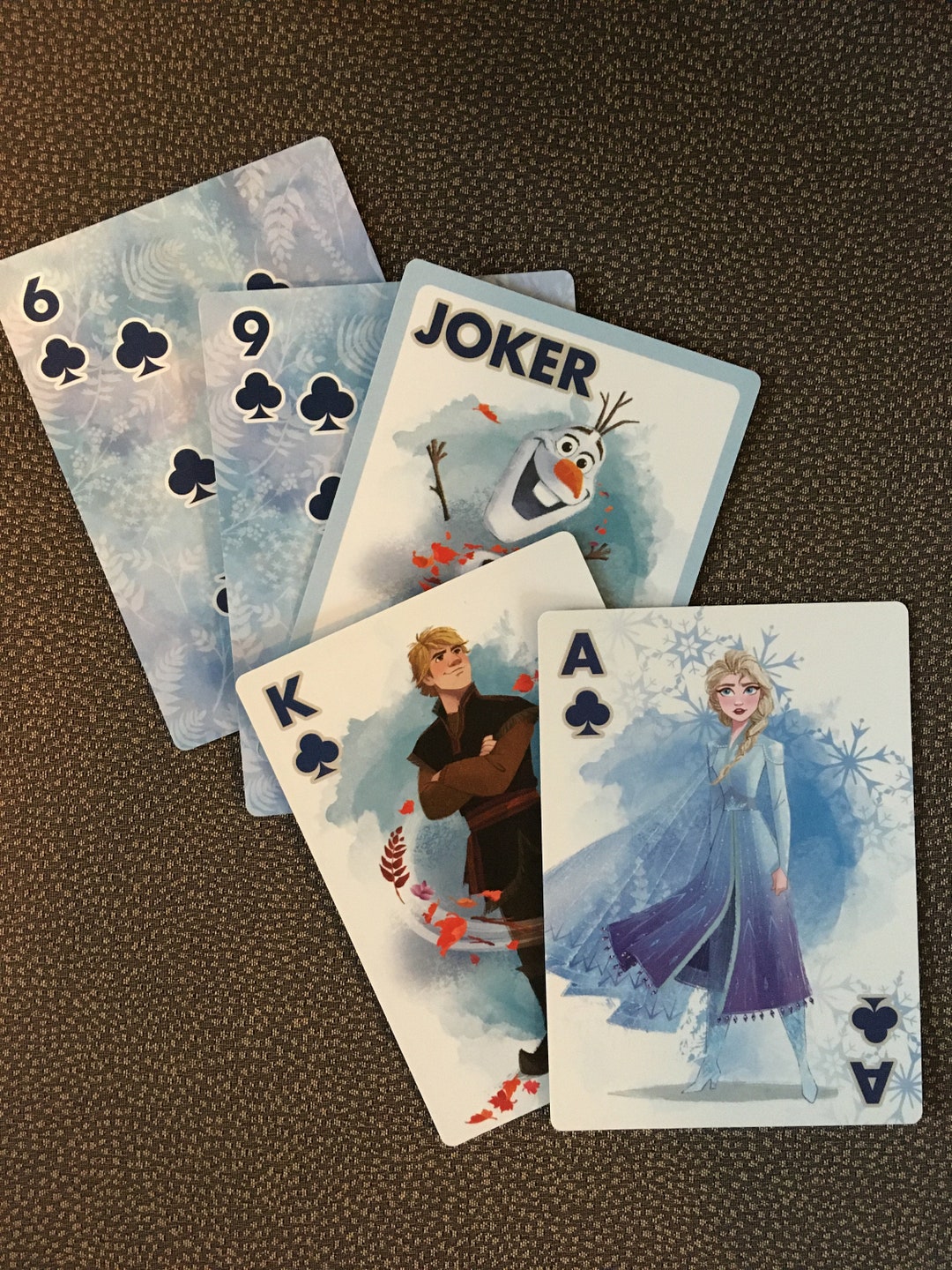 5 Disney FROZEN 11 Playing Cards Ephemra - Etsy