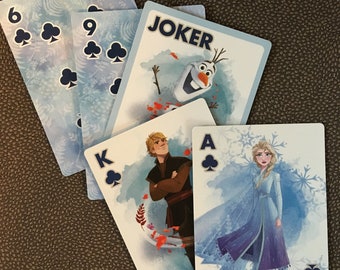 Frozen Playing Cards - Etsy
