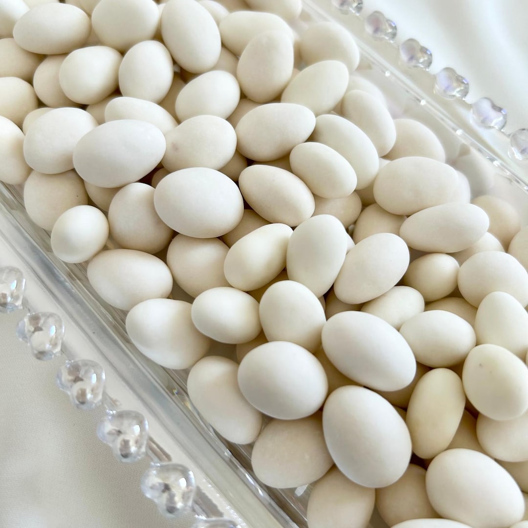 Almond Dragees, Wedding Almonds, White Sugar Almonds, Almond Candy ...