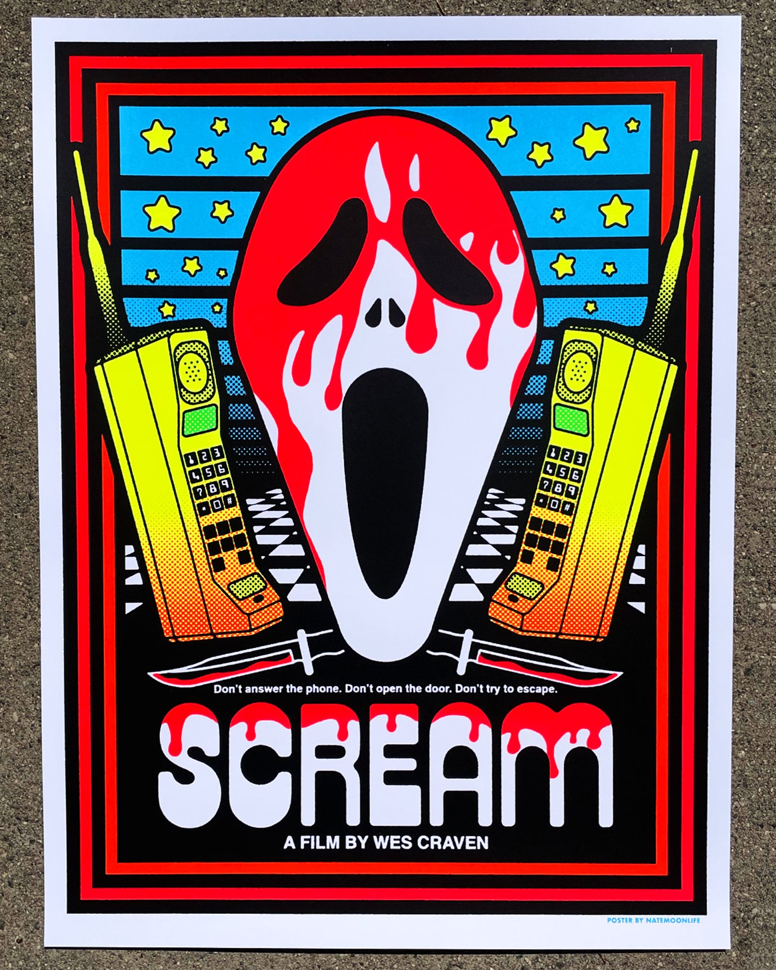 Scream • 18"x24" Blacklight Poster - Etsy