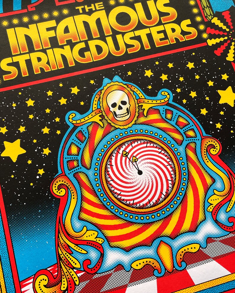 The Infamous String Dusters • NYE 2021-22 • 18"x24" - Etsy