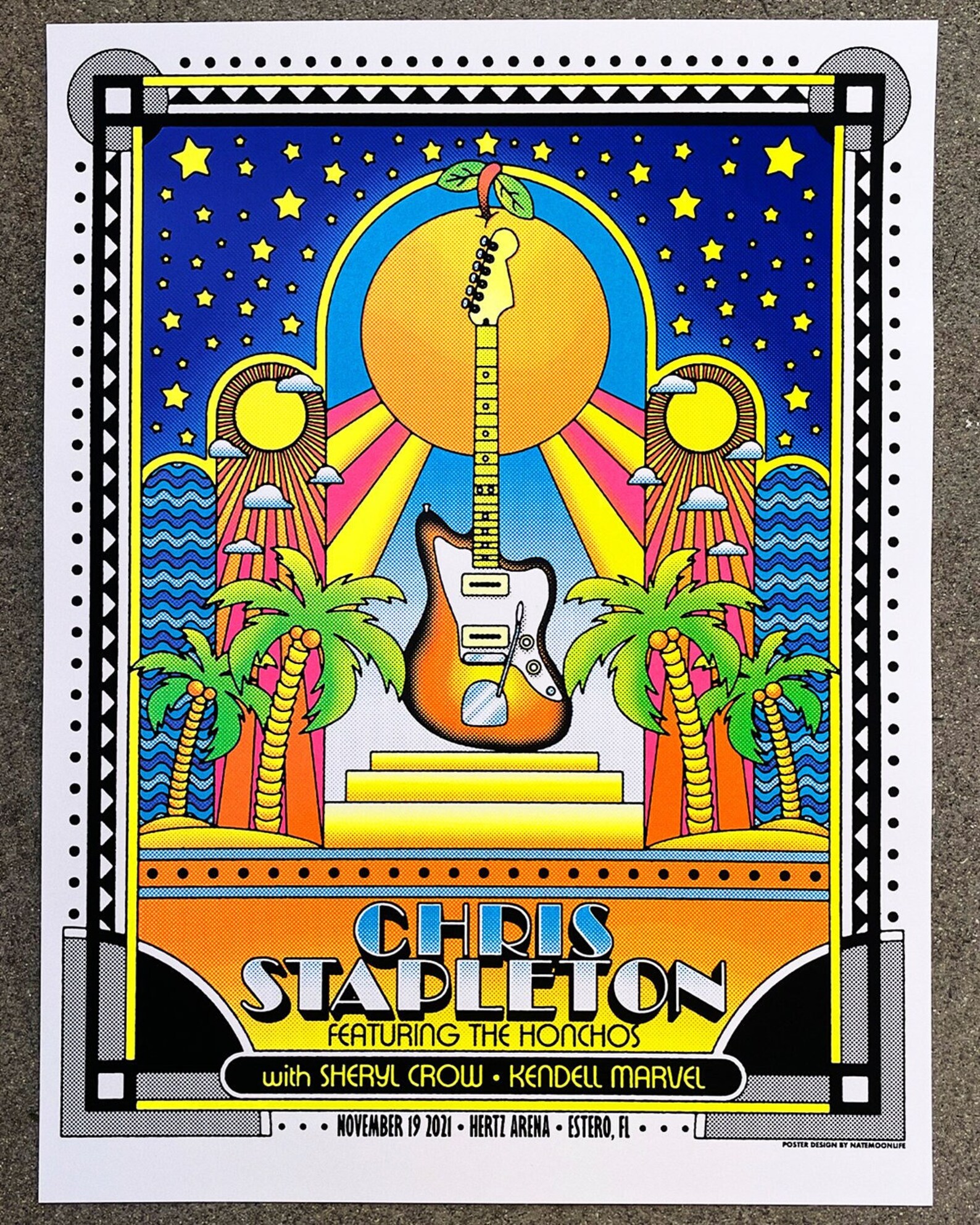 Chris Stapleton Florida 2021 18x24 - Etsy