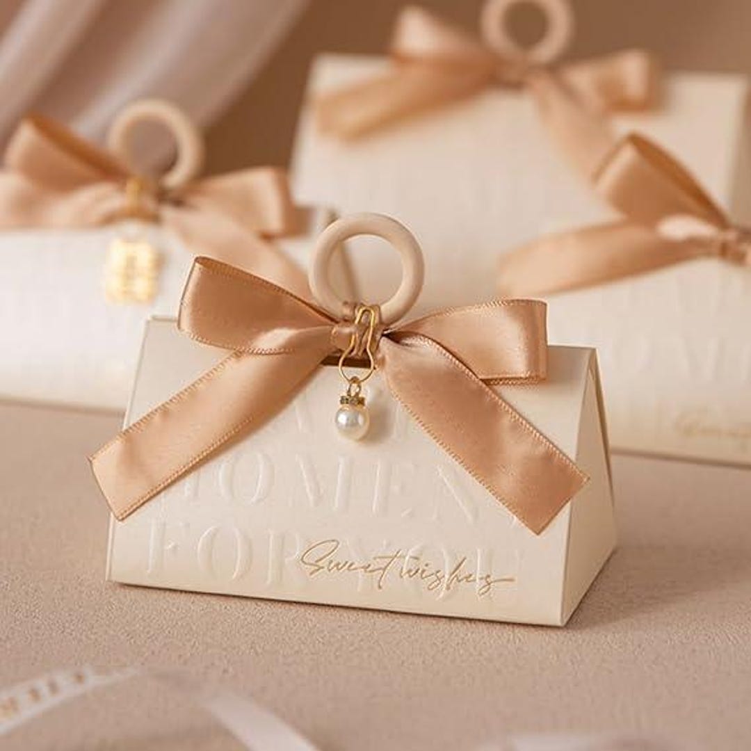 15 Pcs Favor Boxes Gift Wrap Boxes White Gift Box 5"x 3" for Party ...