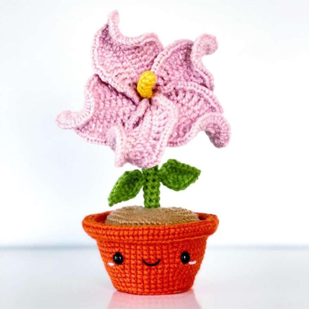 Hibiscus Crochet Pattern, Hibiscus Cute Amigurumi, Yarn Projects, Easy ...
