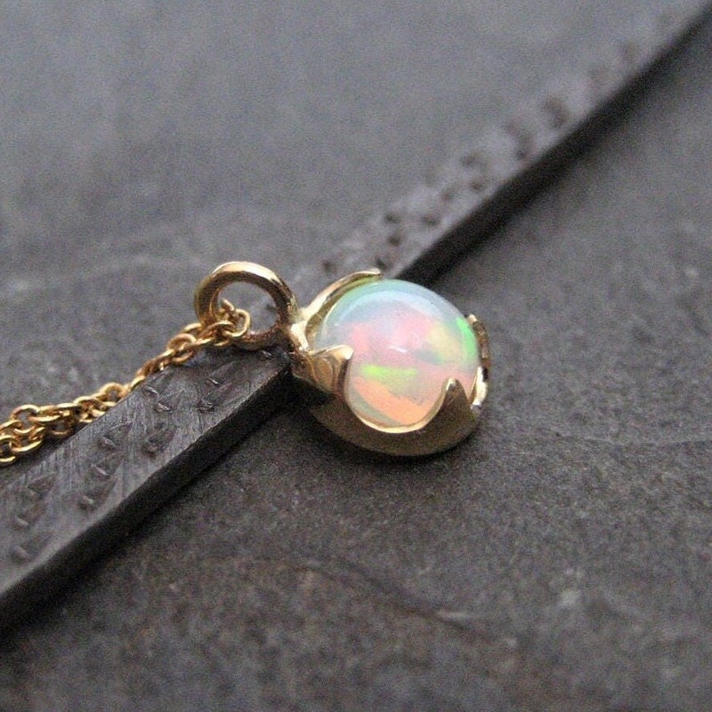 Welo Opal Necklace - Etsy