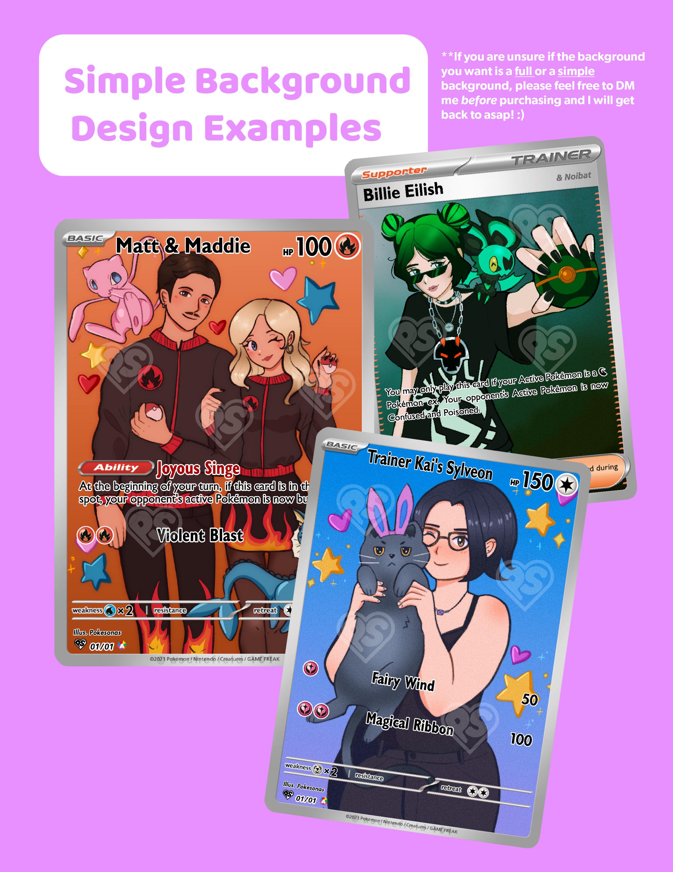 Custom FULL ART Pokemon Card - Etsy
