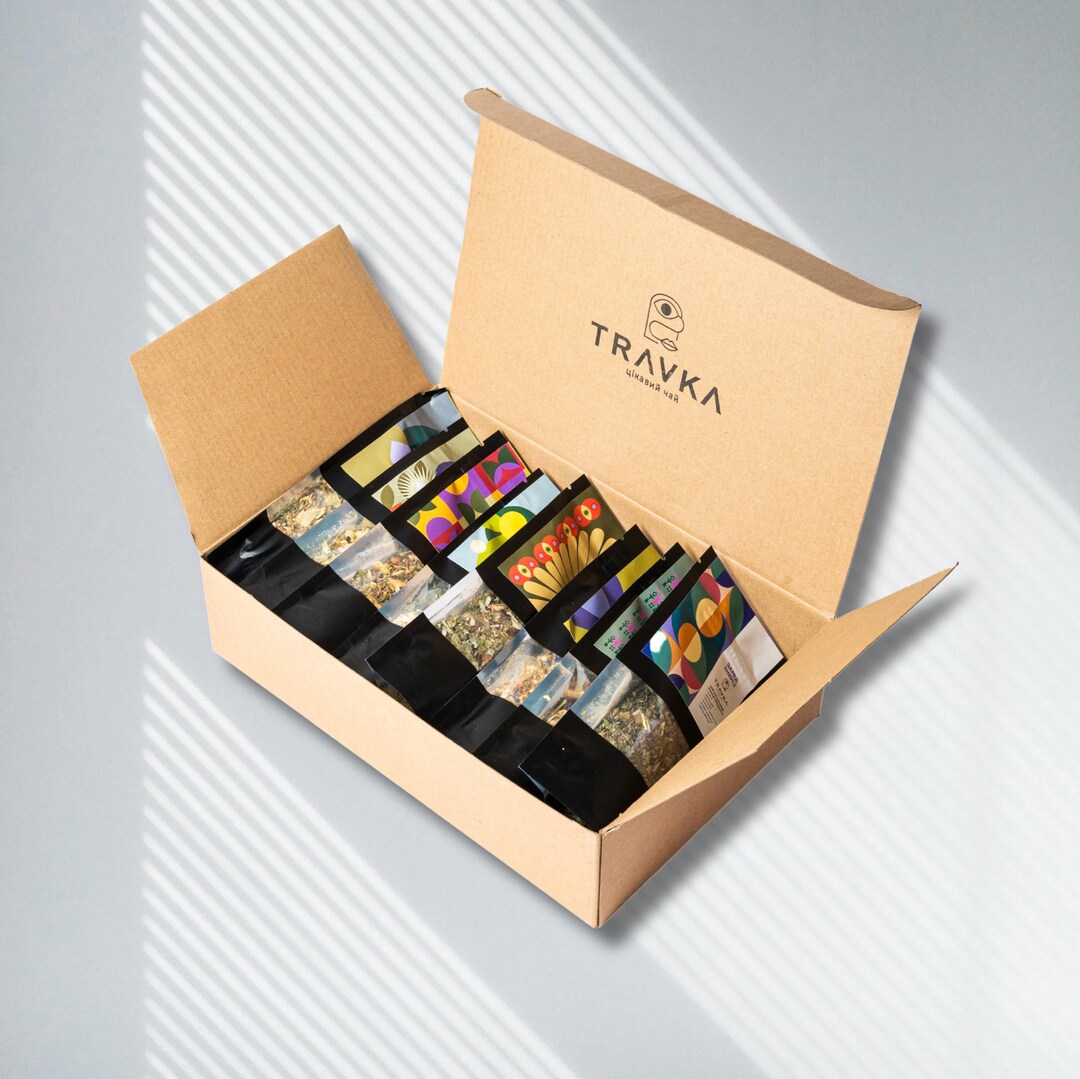 Gift Set - 8 Blends of Traditional Organic Ukrainian Tea Gathered in ...