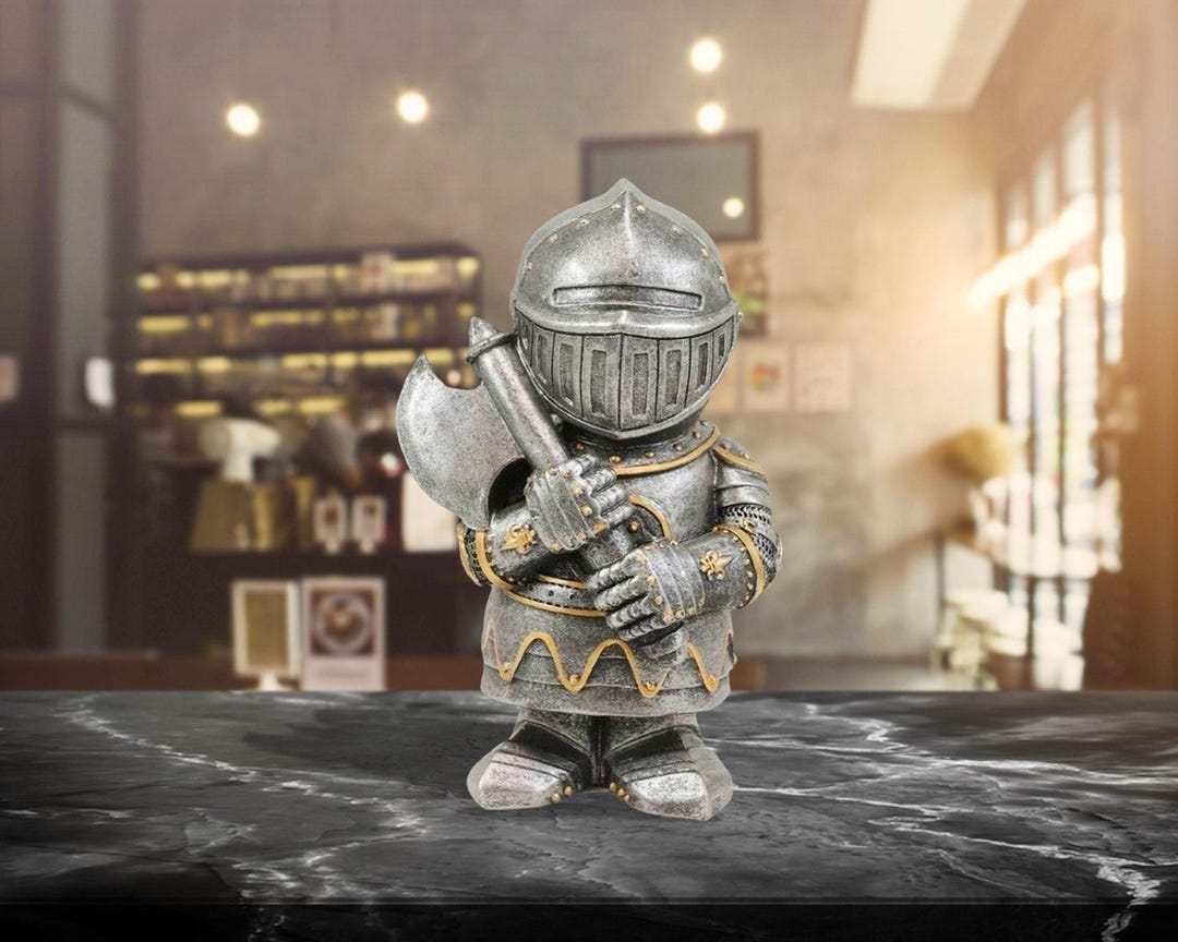 Garden Knight Gnomes Guard Statues, Siegmeyer of Catarina Figure ...