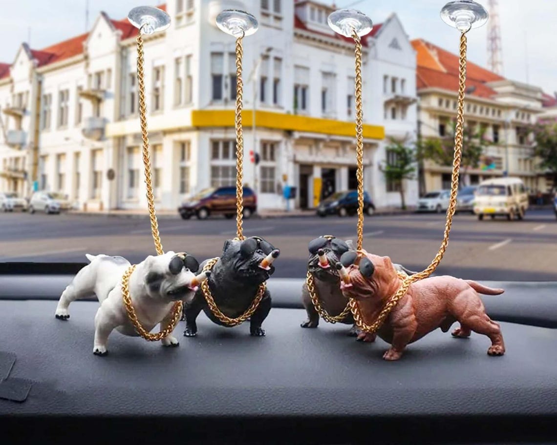 American Bully Dog Dashboard Decor, Ornament Fashion, Ornament Animal ...