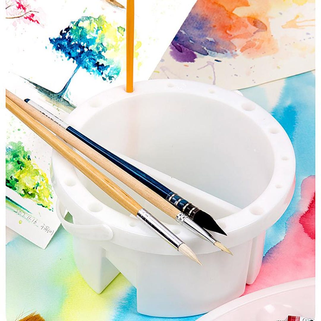 Portable Paint Brush Wash and Holder Cup for Painting Gouache ...