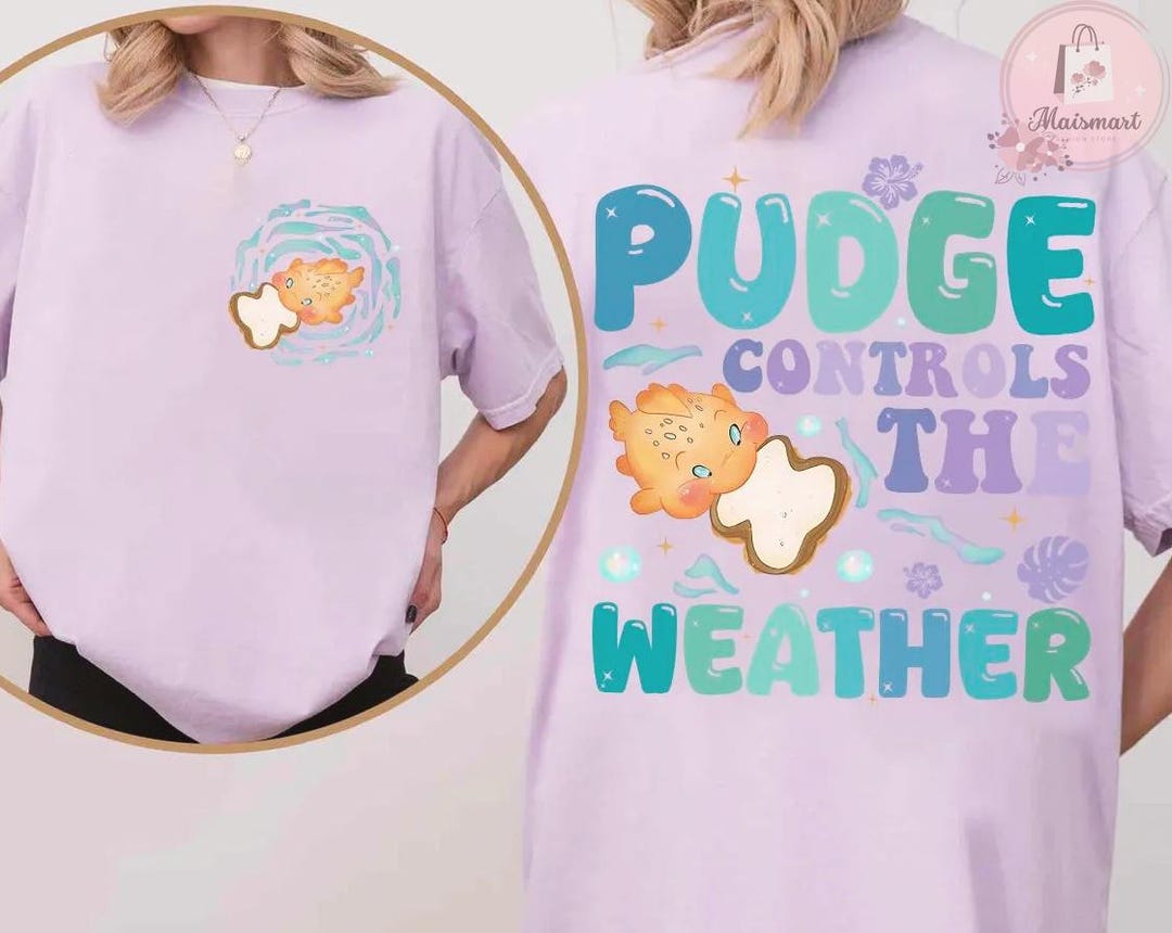 Lilo & Stitch Pudge Controls the Weather T-shirt, Crop Top, Disney ...