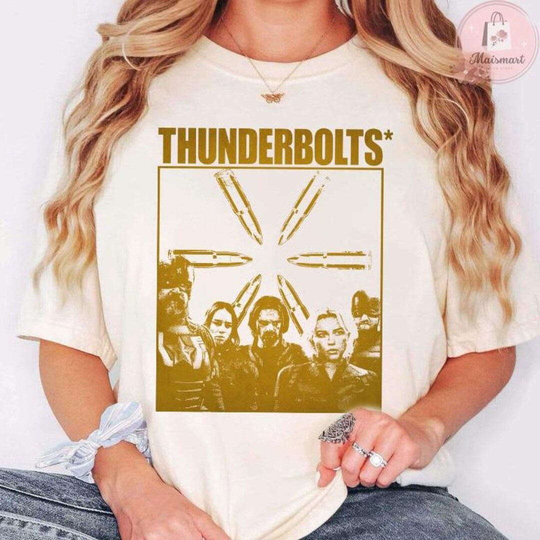Marvel Thunderbolts 2025 Bullet Characters T-shirt, Crop Top, MCU Super ...