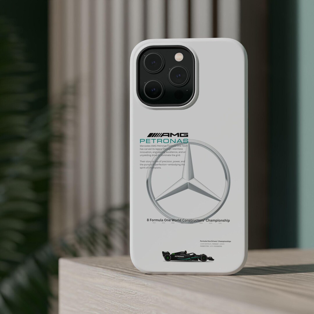 Mercedes AMG Petronas Magnetic Tough Cases | Racing Fan Phone Holder ...