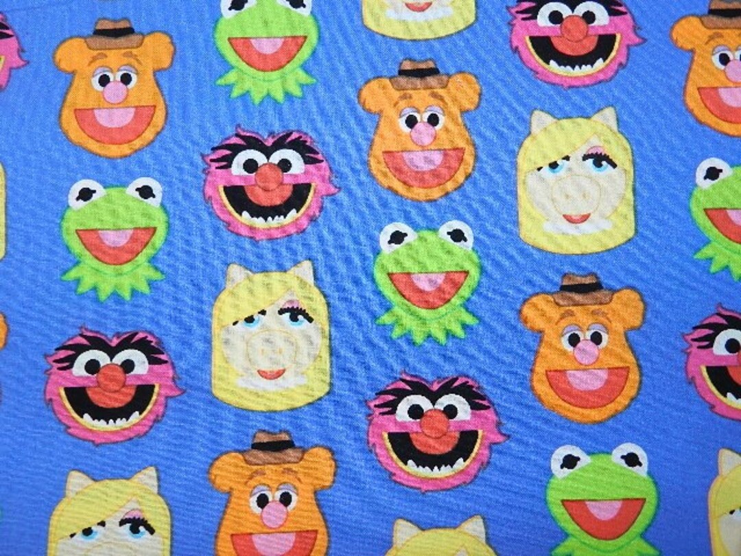 Muppets on Blue European Style Surgical Scrub Cap With Toggle - Etsy