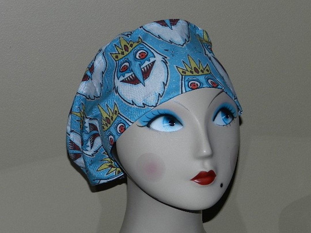 Christmas Ice Wizard European Surgical Scrub Cap With Togglechef Hat ...