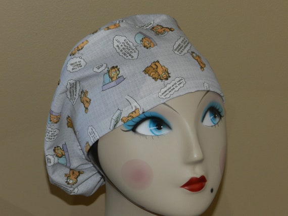 Garfield at His Best European Surgical Scrub Cap With - Etsy