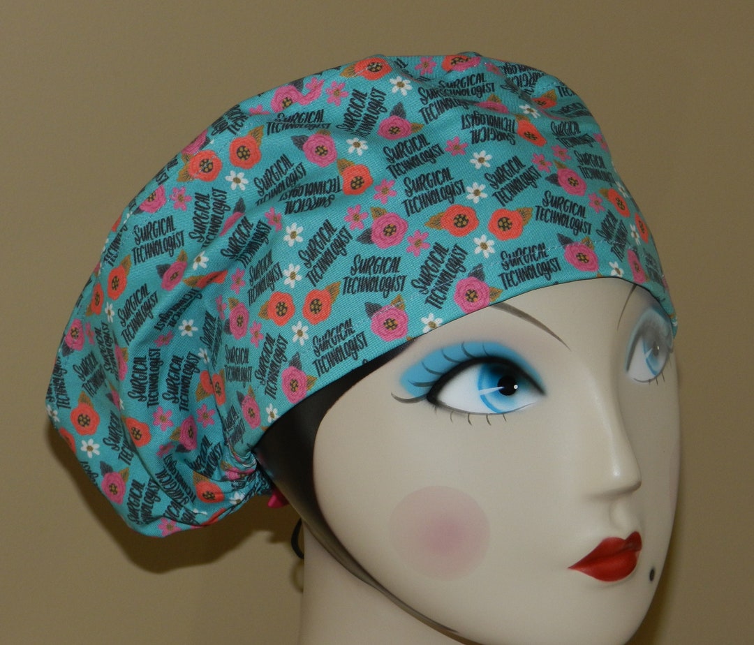 Surgical Technologist European Surgical Scrub Cap With Toggle Food ...