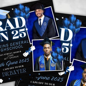 Graduate Flyer, Graduation Party Flyer, Graduation Invitation, College ...