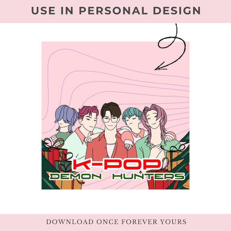 Honmoon PNG Kpop Demon Hunters Huntrix - Etsy Australia
