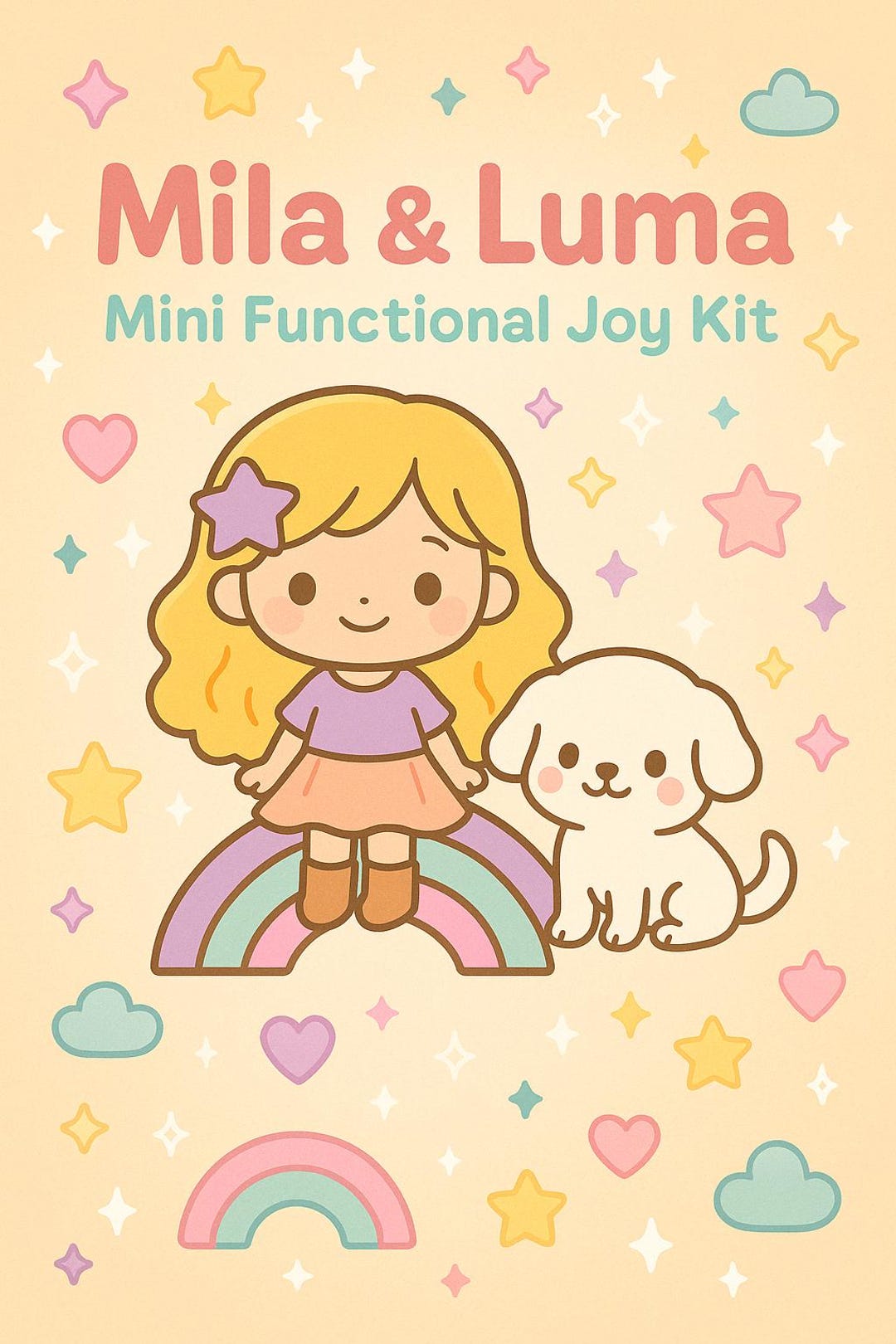 Mila and Luma™ Printable Sticker Kit – Kawaii Functional and ...