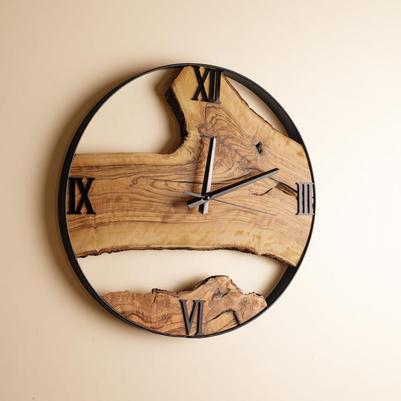 Rustic Wall Clock - Etsy