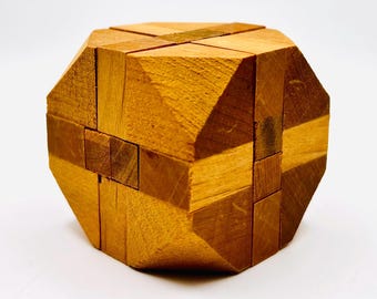 RARE Vintage Japanese Wood Kumiki Puzzle Made in Japan - Woodwork ...