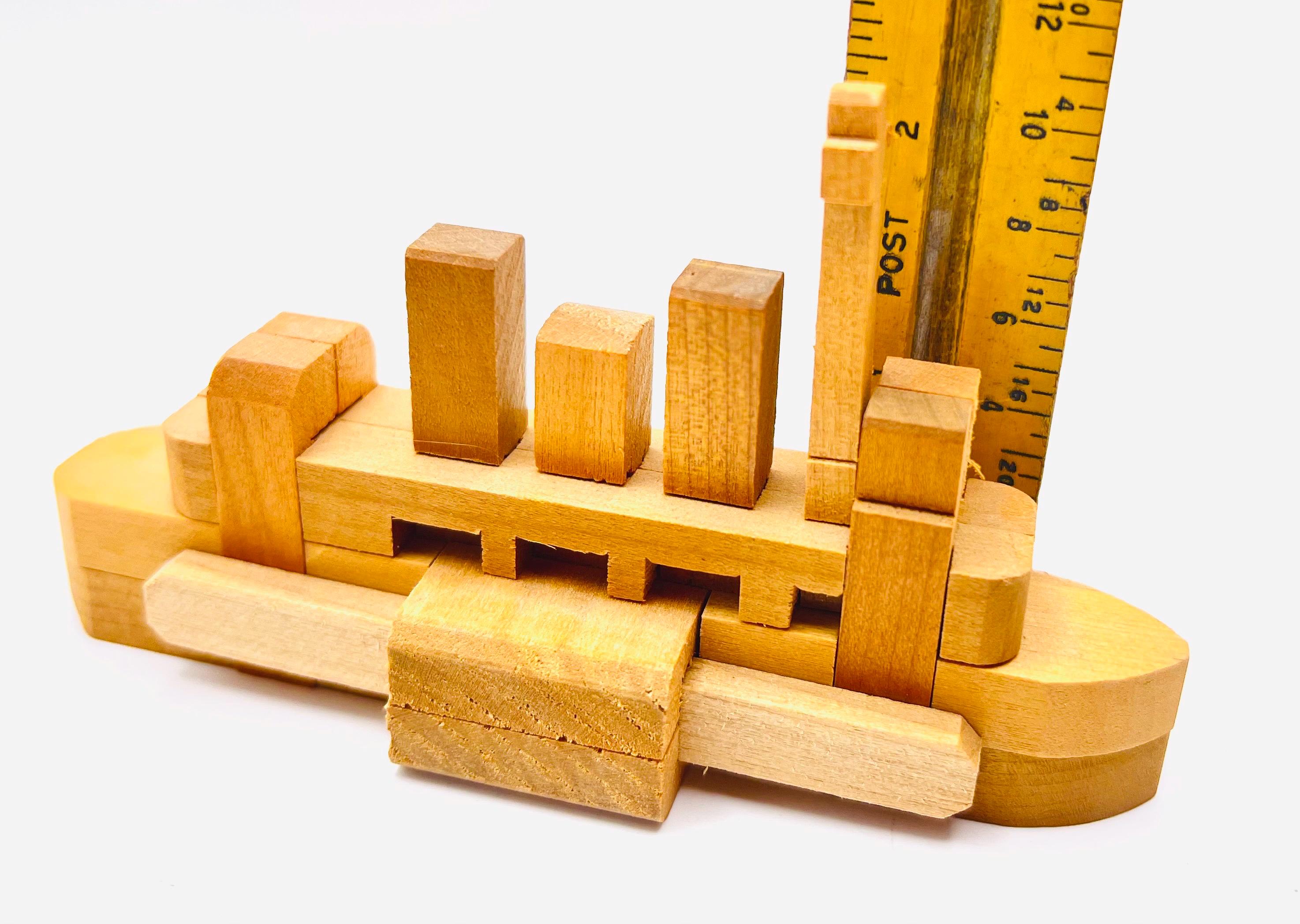 RARE Vintage Japanese Wood Kumiki Puzzle Made in Japan - Woodwork ...
