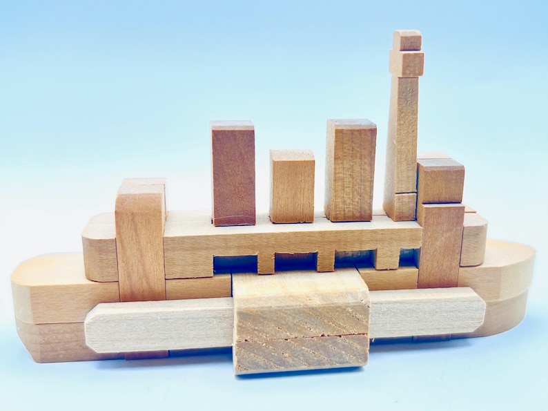 RARE Vintage Japanese Wood Kumiki Puzzle Made in Japan - Woodwork ...