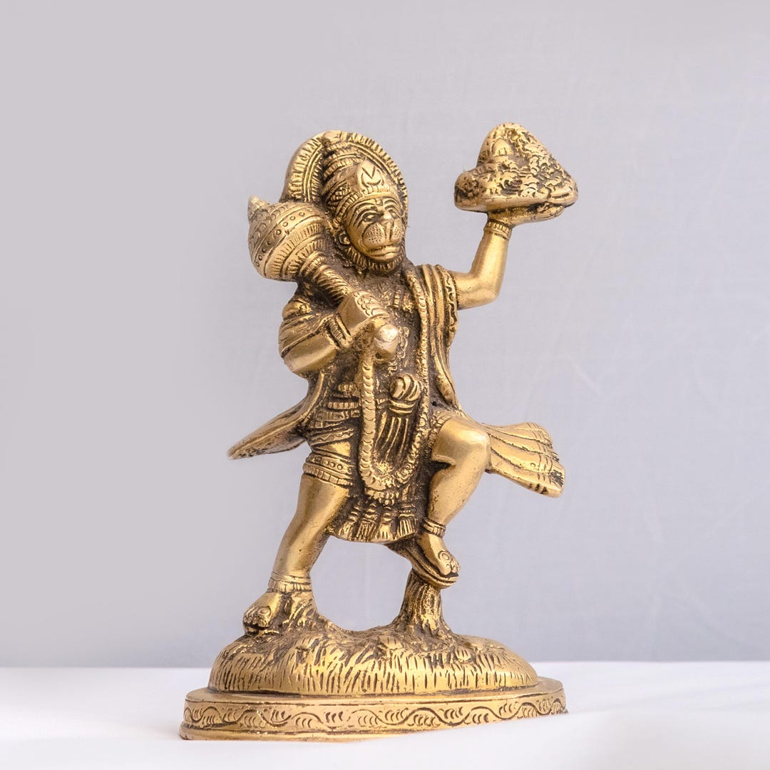 Hanuman Idol | Hindu God Hanuman Statue | Sankat Mochan Figurine ...